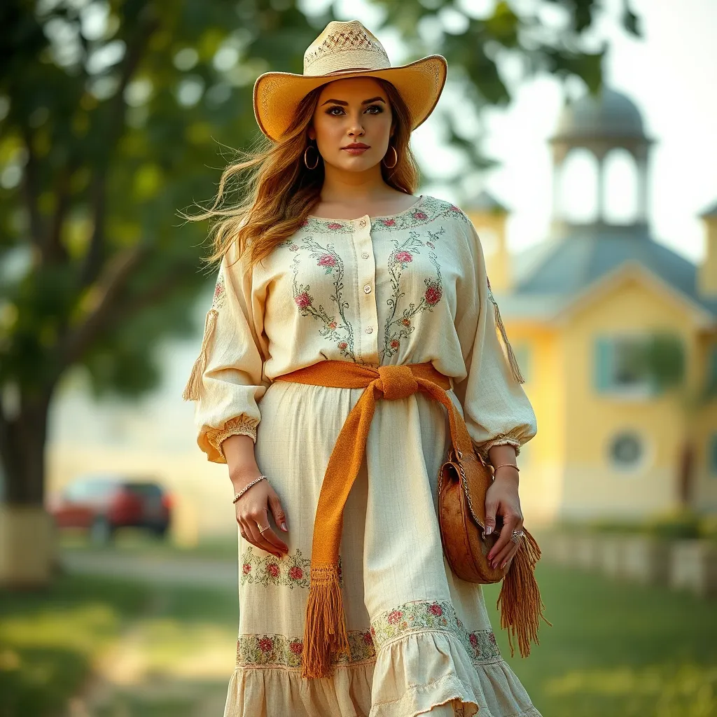 Discover Plus Size Western Dresses and Skirts Styles