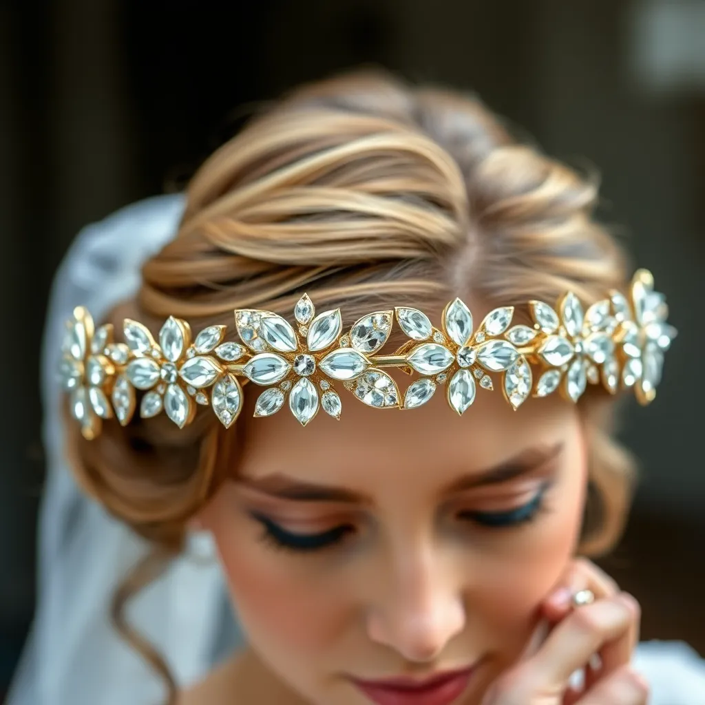 Rhinestone Headbands: The Perfect Bridal Accessory