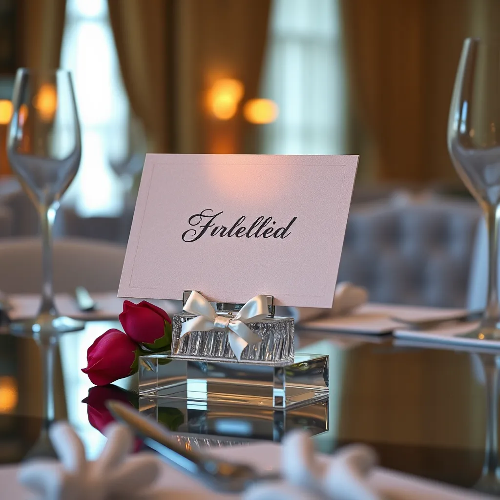 Elevate Your Events with Unique Centerpiece Card Holders
