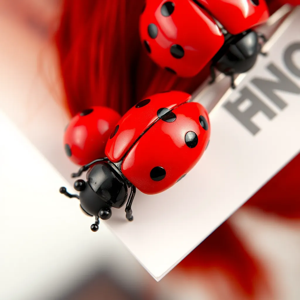 The Subtle Charm of Ladybug Hair Clips